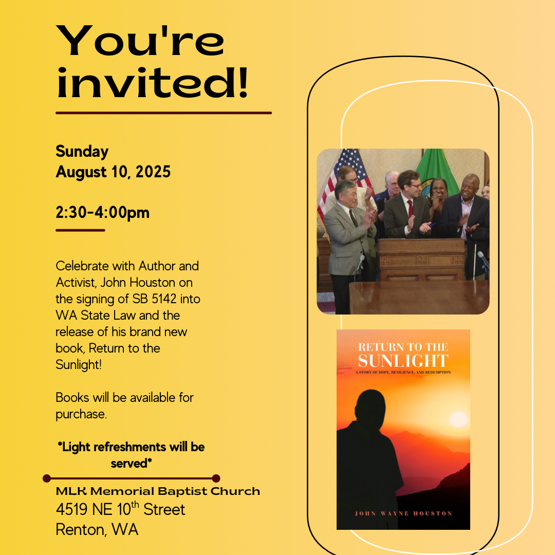 Return to the Sunlight Release Celebration – 8/10/25 (Renton, WA ...